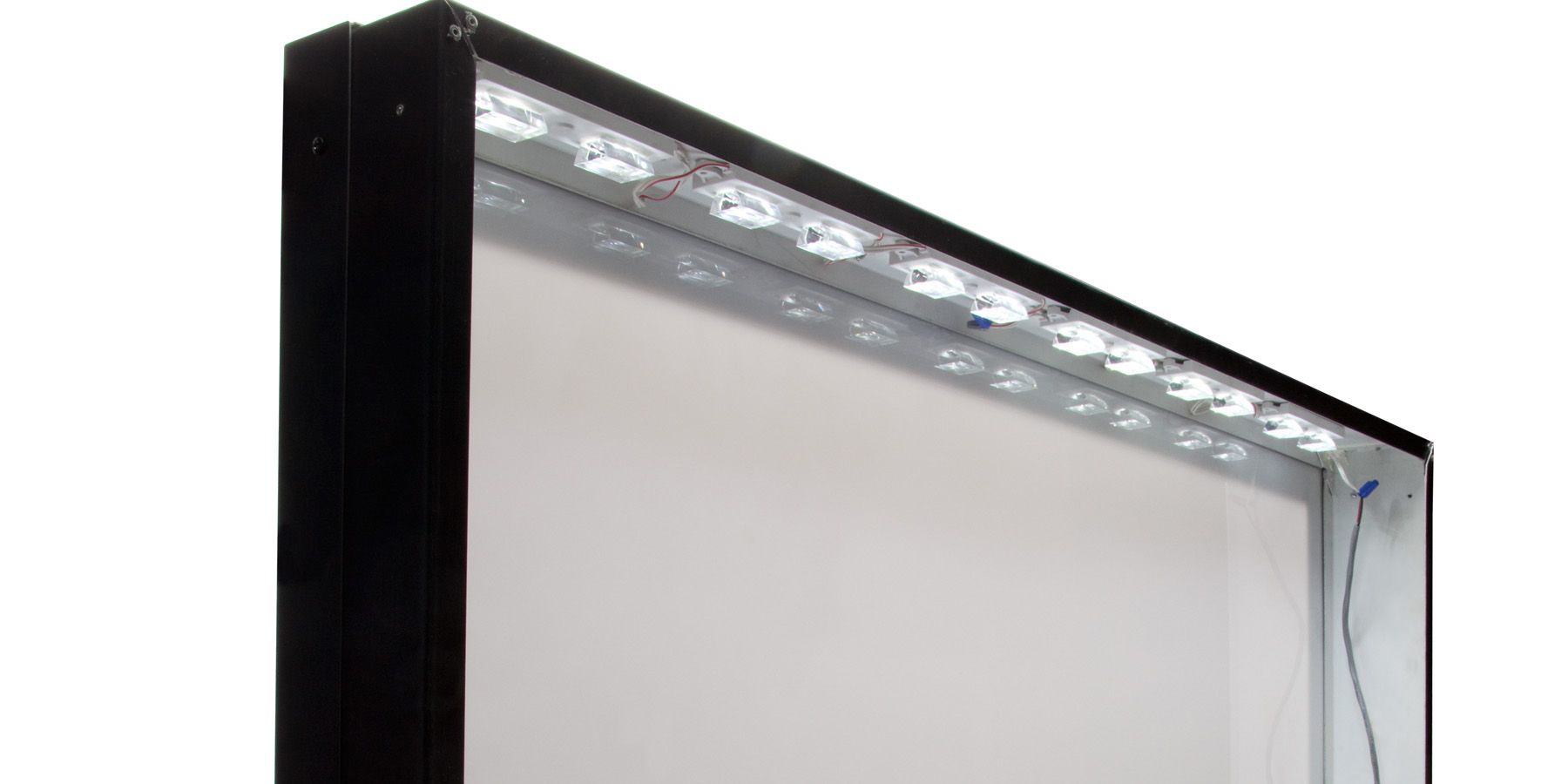 Stripped-down cabinet lighting - Sign Media