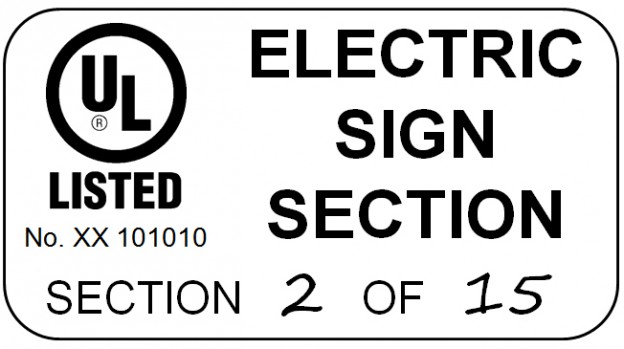 Markings and installation instructions - Sign Media