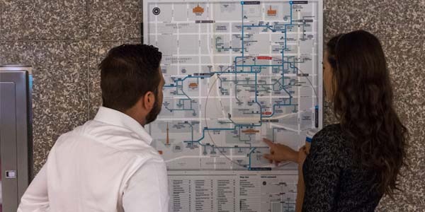 Prototype Path map installed in Toronto’s financial district - Sign Media