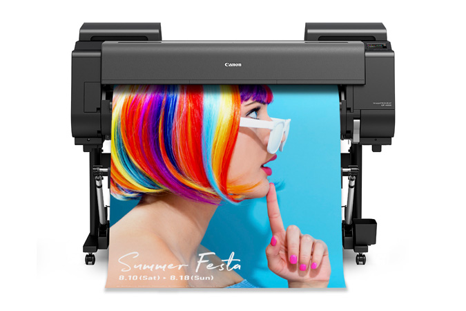 Canon launches world’s first large format printer with new fluorescent ...