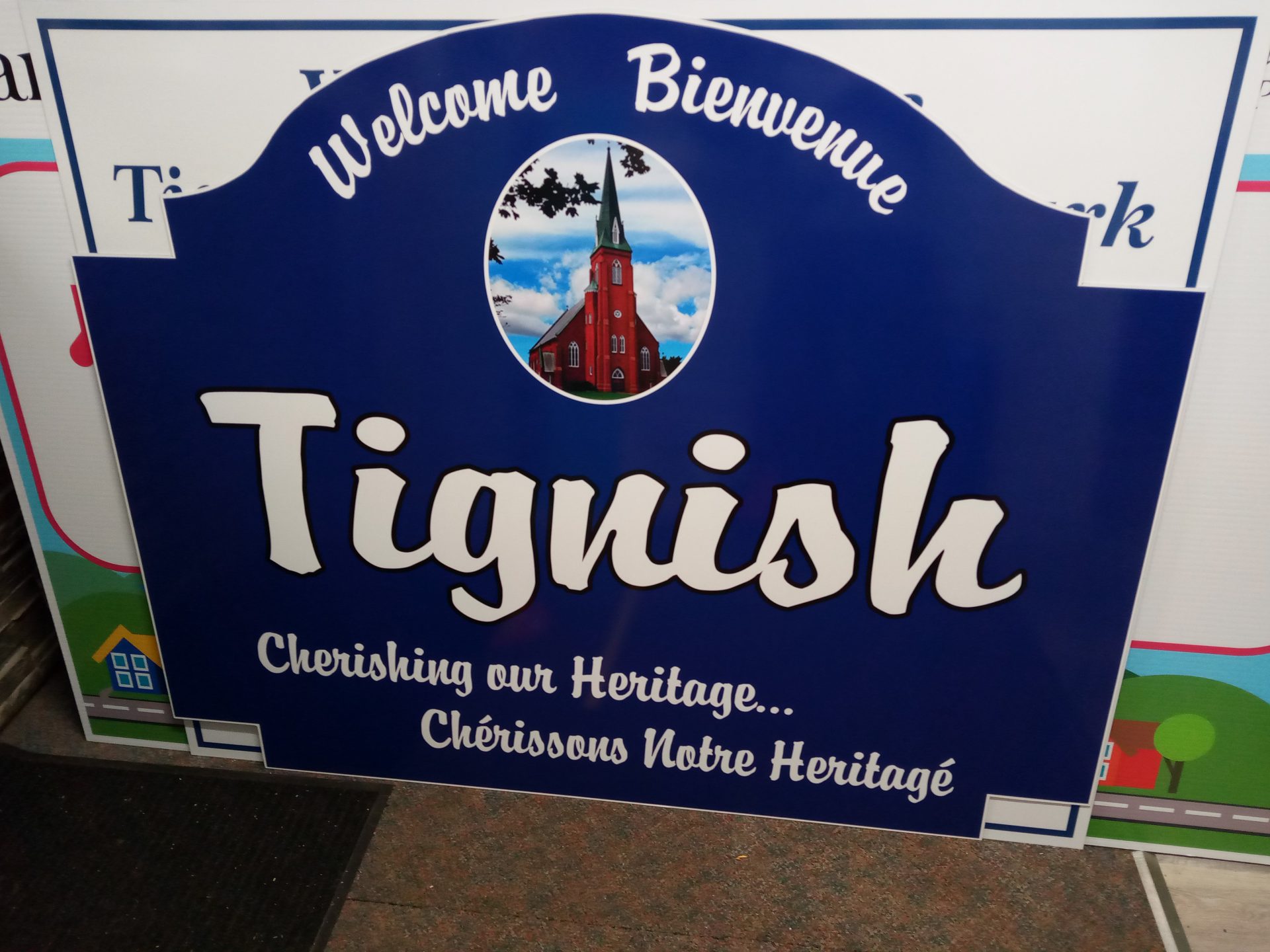 Town of Tignish receives new community signs - Sign Media Canada