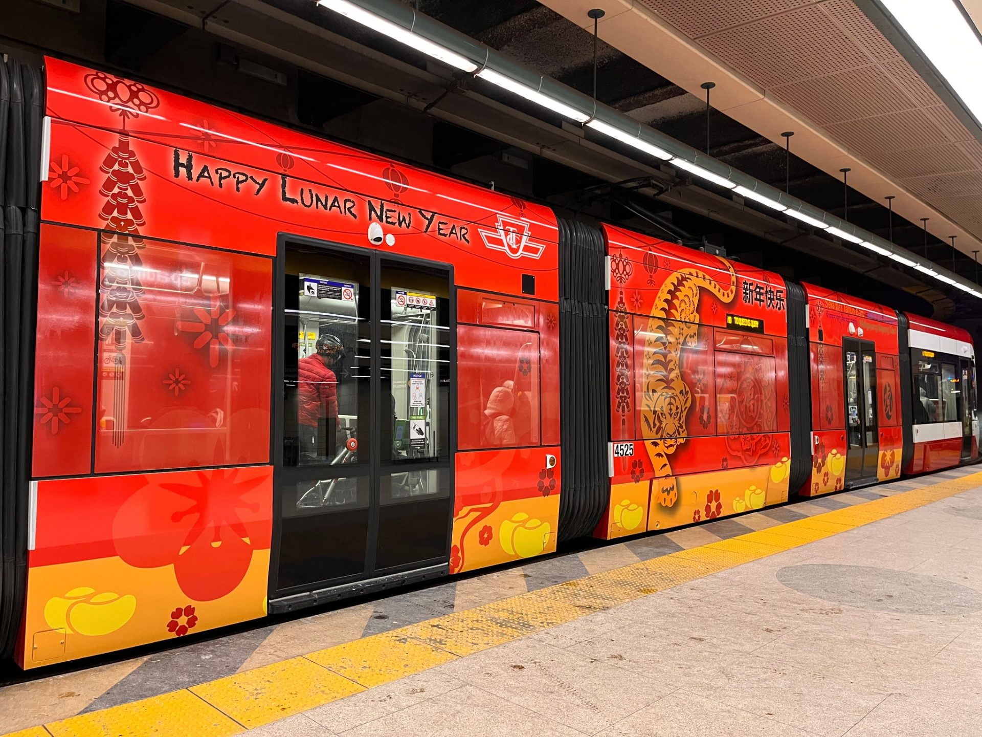 Lunar New Year-themed wraps found on TTC vehicles - Sign Media Canada
