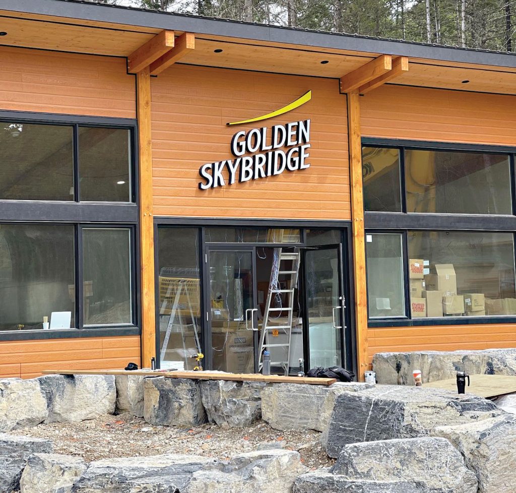 Creating the signage for Canada's highest suspension bridge - Sign ...