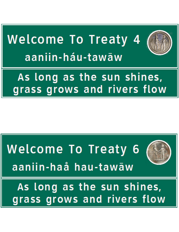 Treaty boundary signage makes its way to Saskatchewan - Sign Media Canada