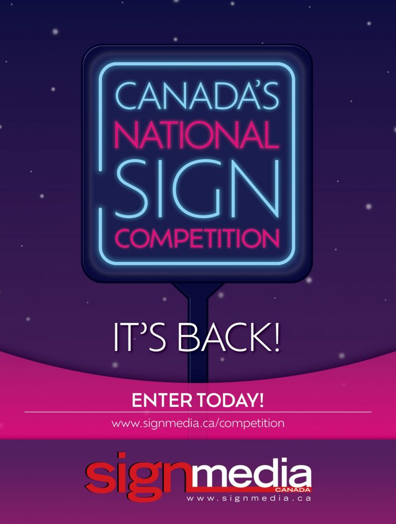 National Sign Competition returns for 2023 - Sign Media Canada
