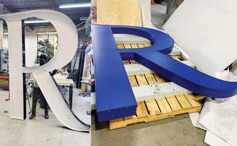 Channel letter production reaches new heights - Sign Media Canada