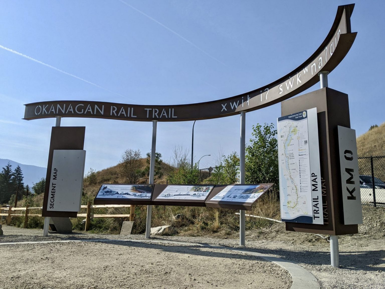 Campaign seeks to improve signage for B.C.’s Okanagan Rail Trail - Sign ...