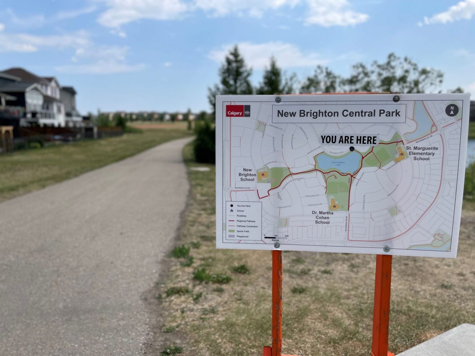 Wayfinding signage to promote safe school routes through Calgary park ...