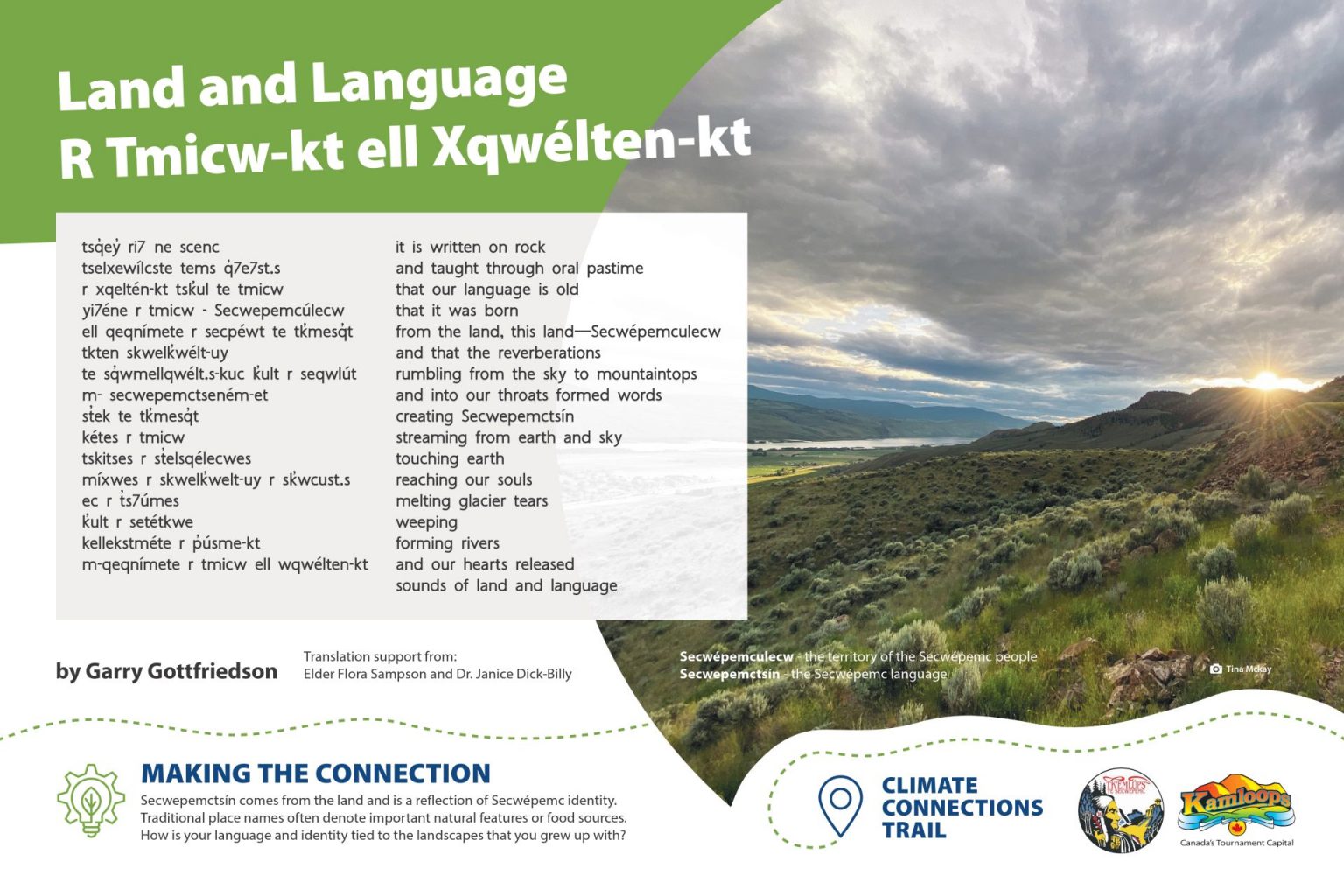 Kamloops, B.C., trail signage to inspire mindful relationships with ...