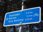Toronto bike path signage to be replaced after public spots typos ...