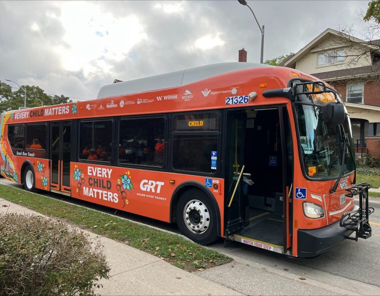 Waterloo bus wrap displays Indigenous art with message of resilience ...