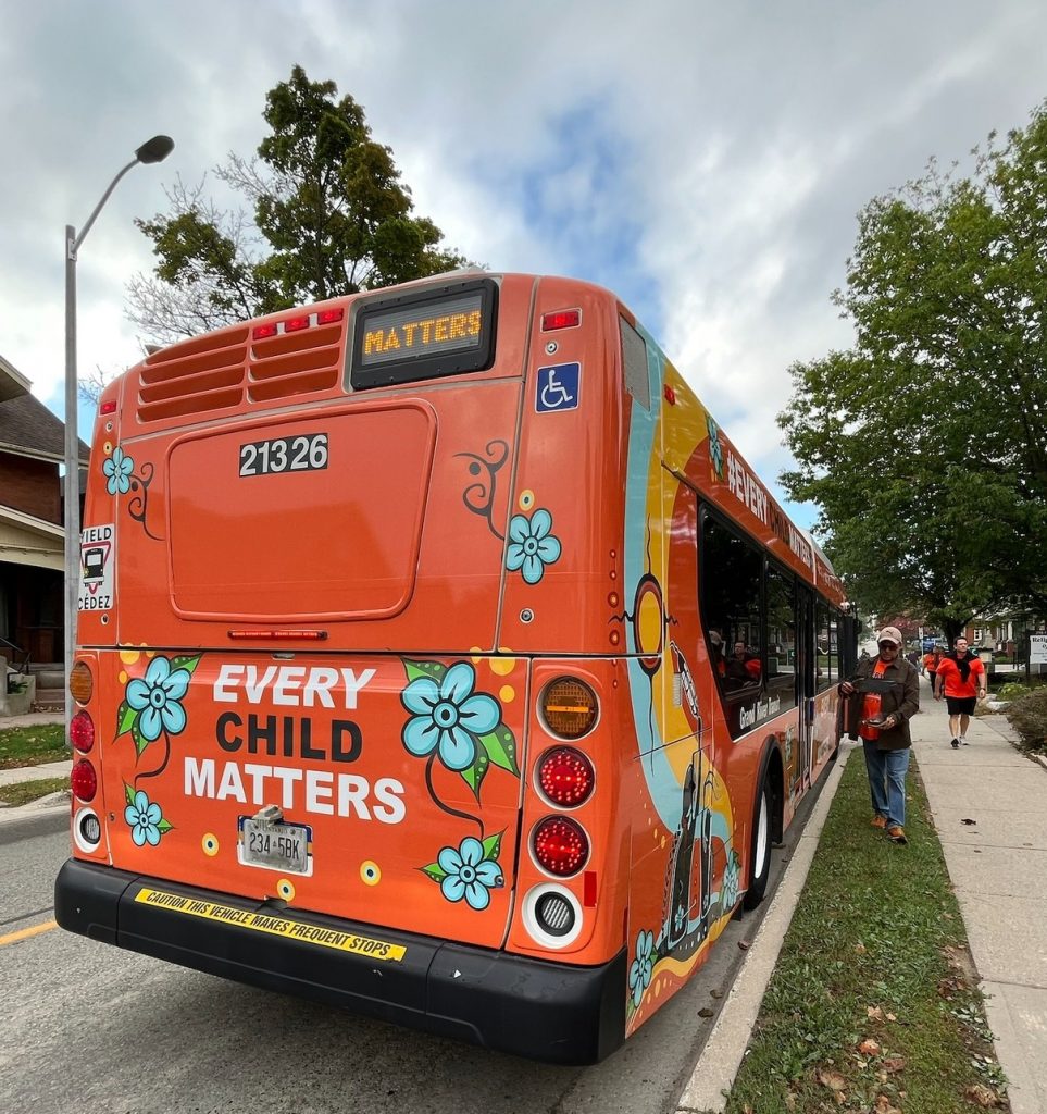 Waterloo bus wrap displays Indigenous art with message of resilience ...